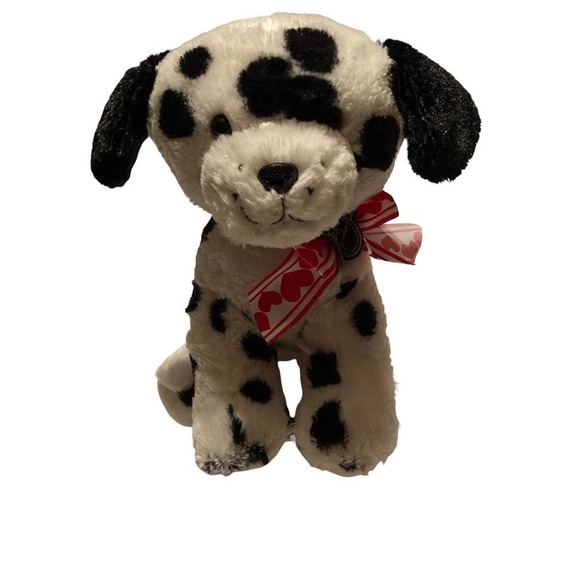 Hugfun | Toys | Hugfun Dalmatian Puppy Dog Plush Red White Heart Bow ...